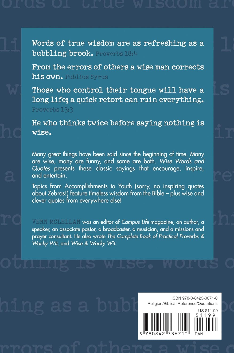 Wise Words and Quotes by Vern McLellan – the-surgeon's-knots