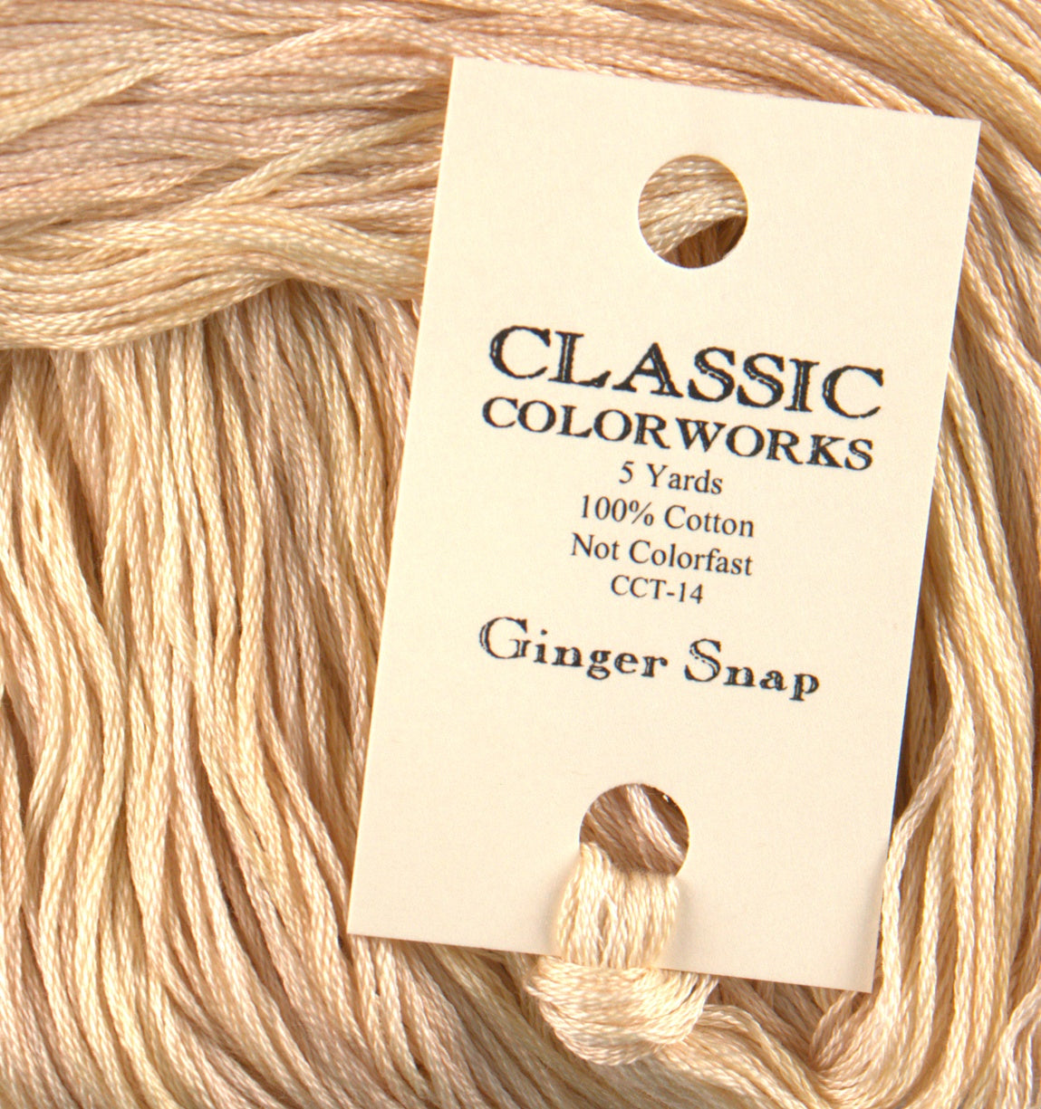 Classic Colorworks Floss Ginger Snap 5 Yards CCT-014 for Embroidery, C ...