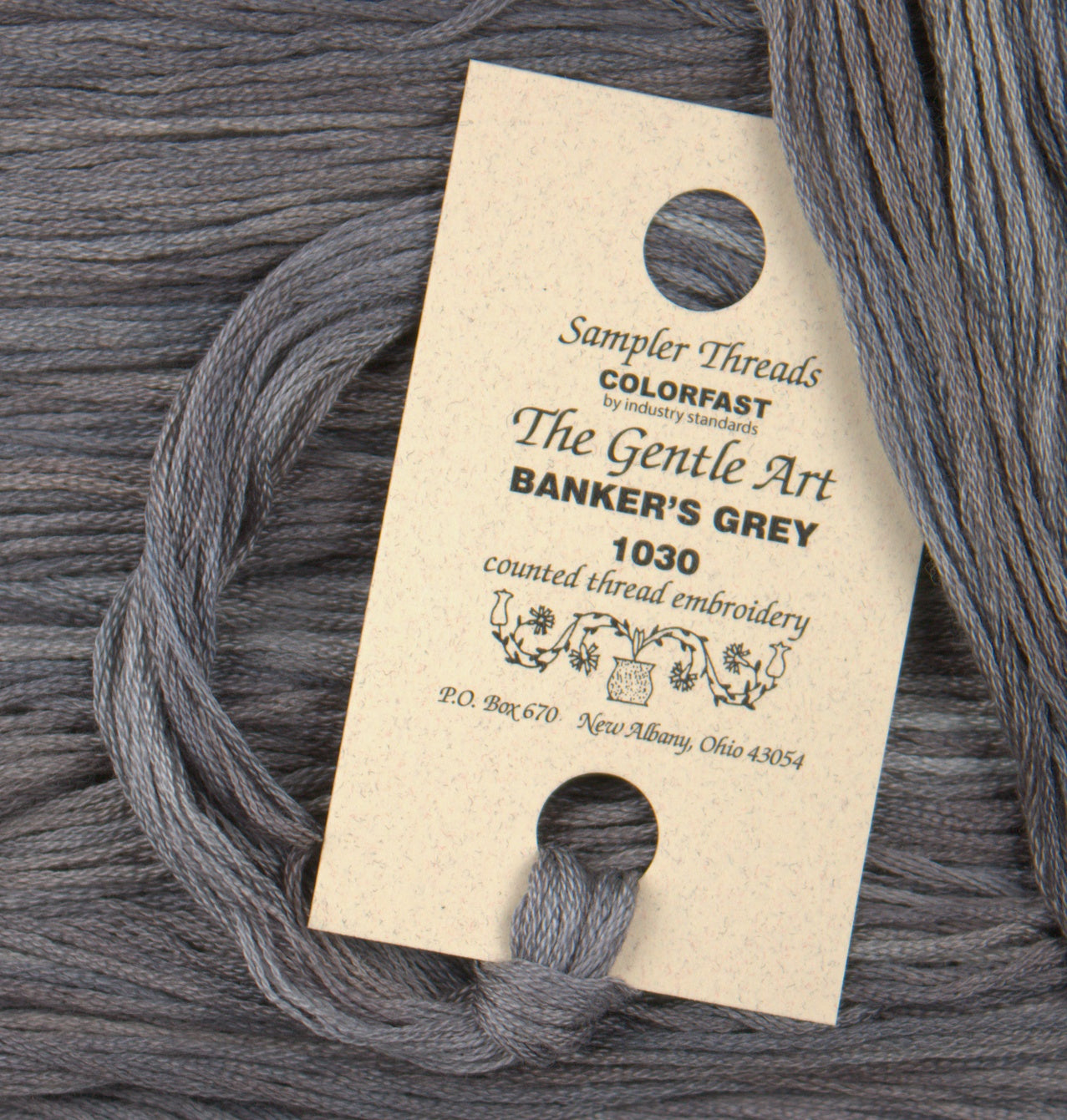 Gentle Art Sampler Threads Banker's Grey 5 Yards GAST-1030 for Embroid ...