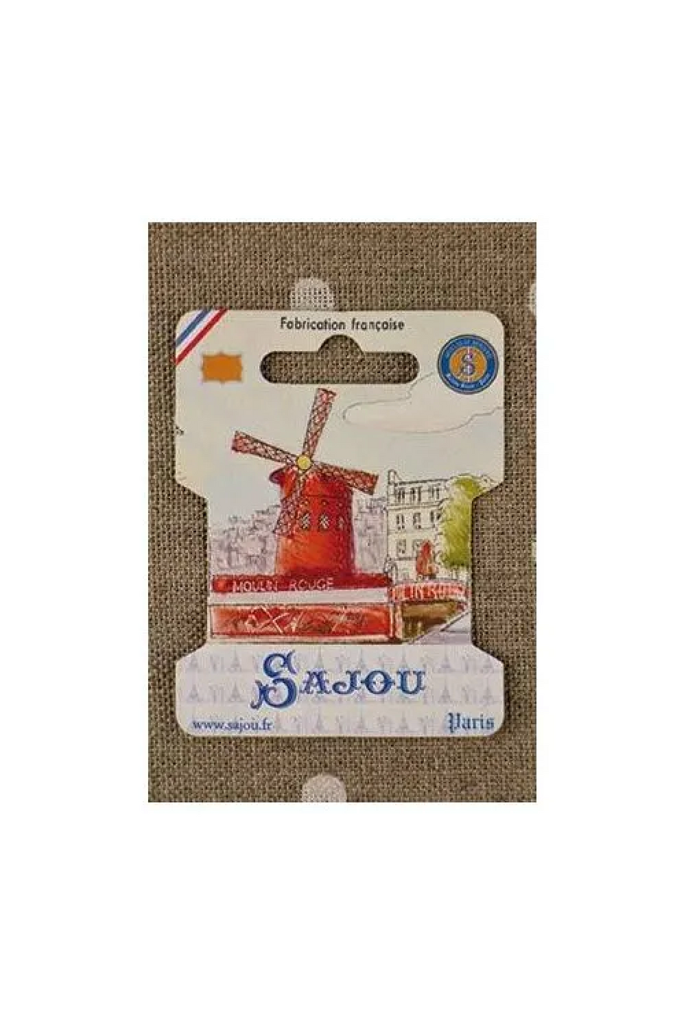 Ribbon and Thread Storage Cards Paris Motifs from Maison Sajou 3.5in x ...