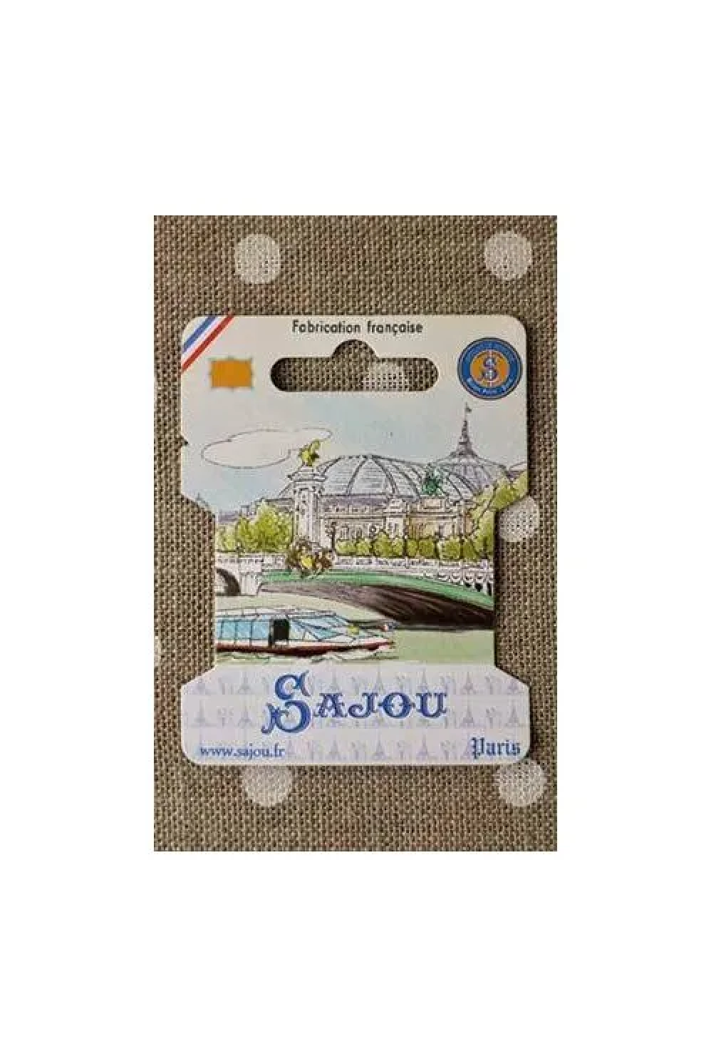Ribbon and Thread Storage Cards Paris Motifs from Maison Sajou 3.5in x ...