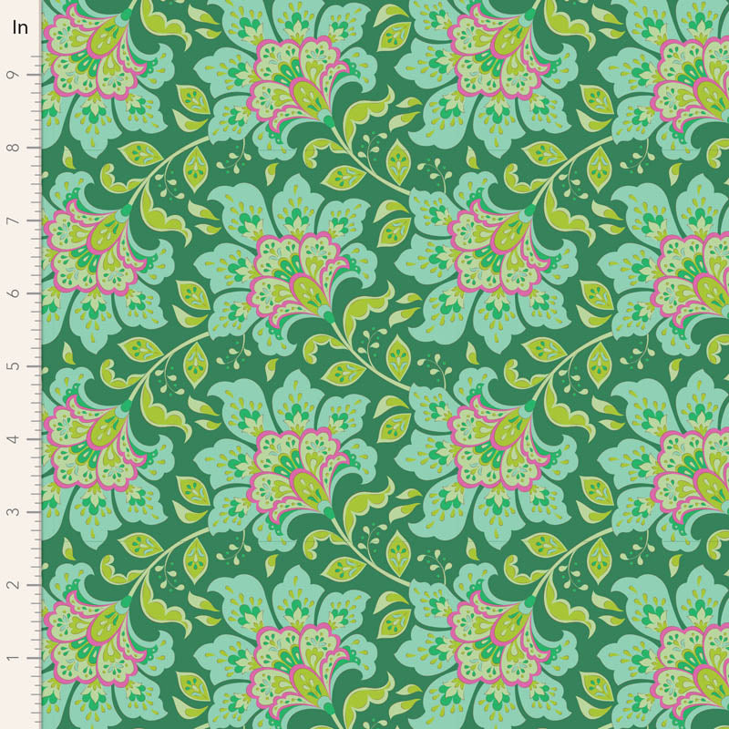 Tilda Bloomsville Flowermarket Pine Yardage – the-surgeon's-knots