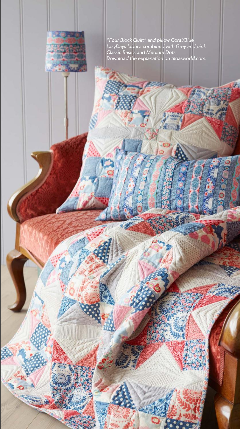 Tilda Lazy Days Luna Lilac Jacquard Ribbon 5/8" Wide – the-surgeon's-knots