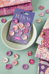 Tilda Hometown Buttons Plum Grape 3/4in 8 Count – the-surgeon's-knots