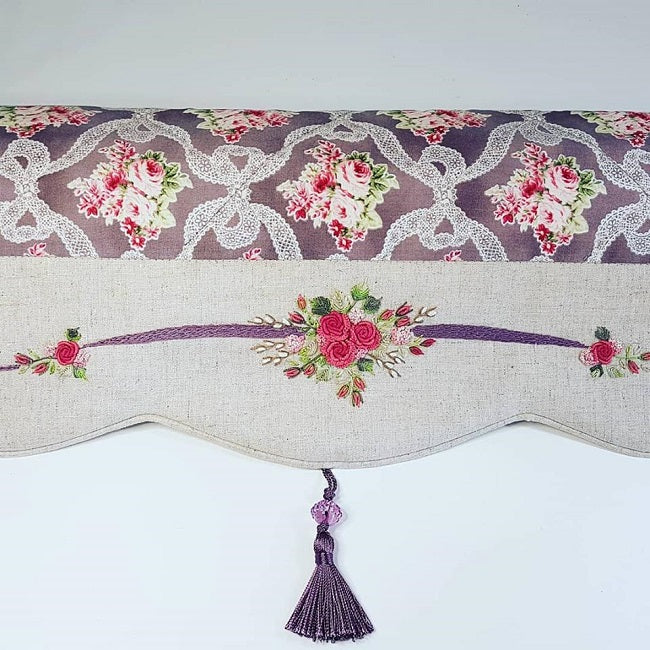WILD RASPBERRY ROSES Embroidery Roll Pattern & Cottage Garden Threads ...